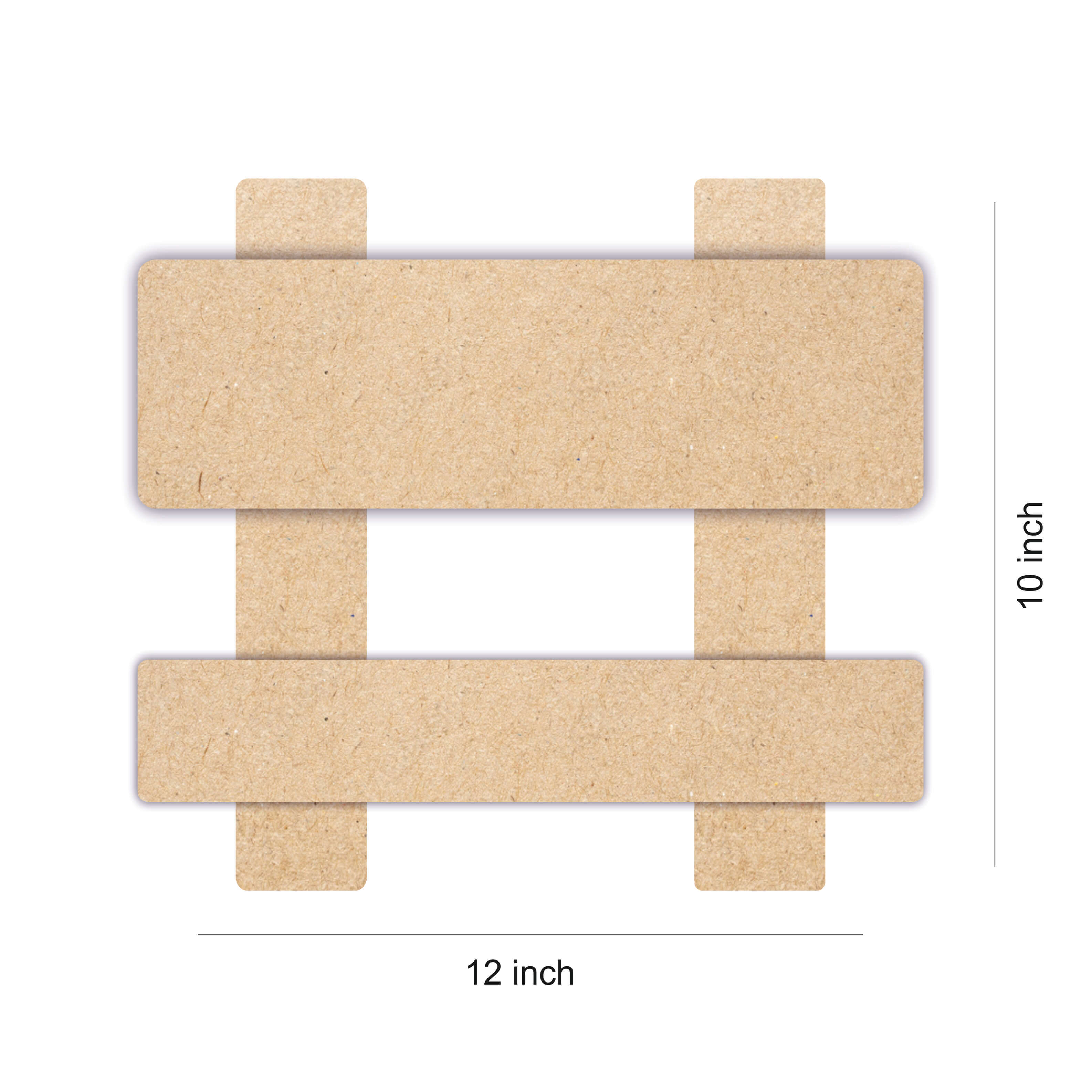 DIY MDF Name plate Base