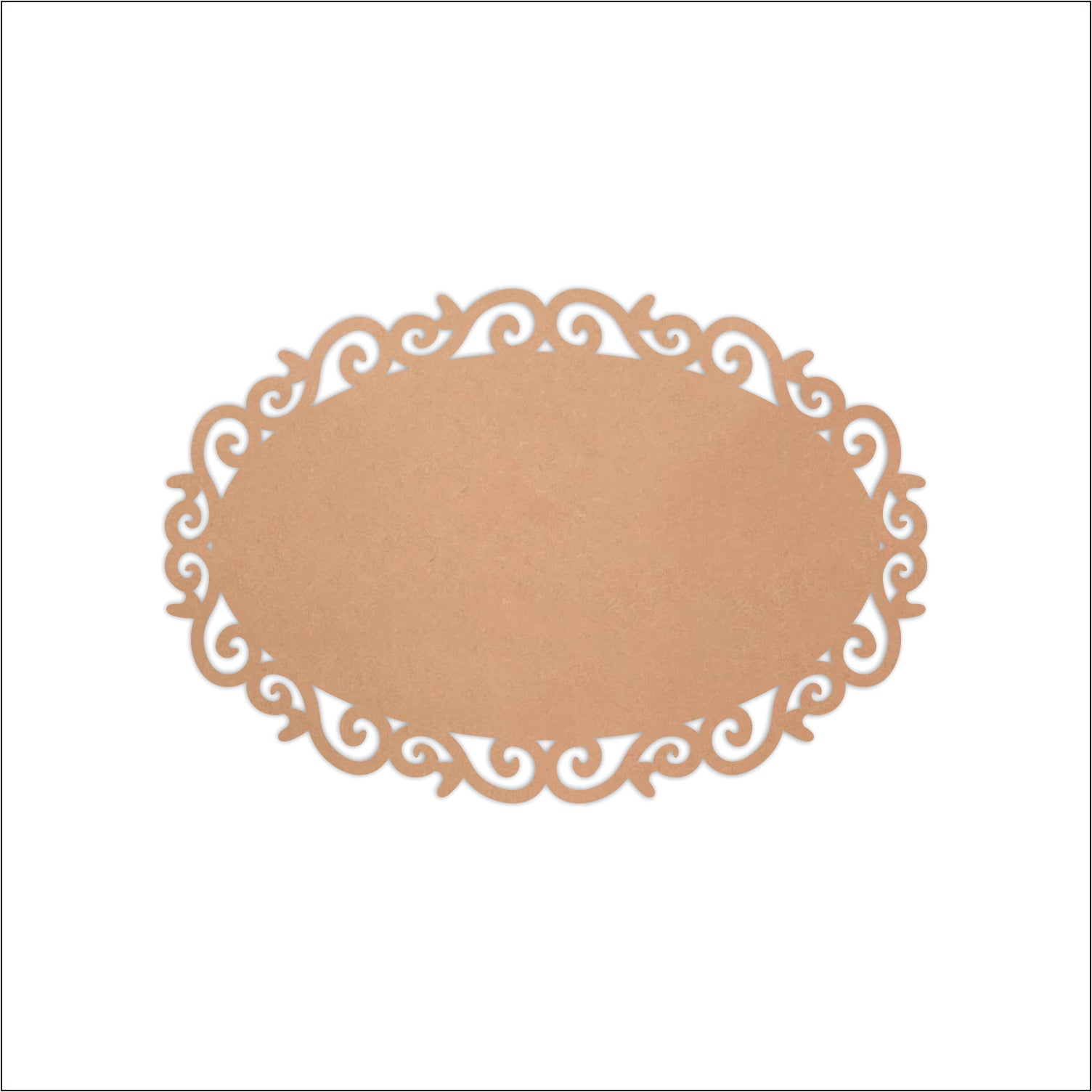 Designer MDF Name Plate Base