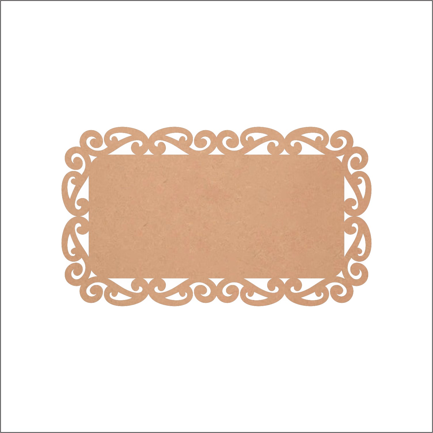 Designer MDF Name Plate Base