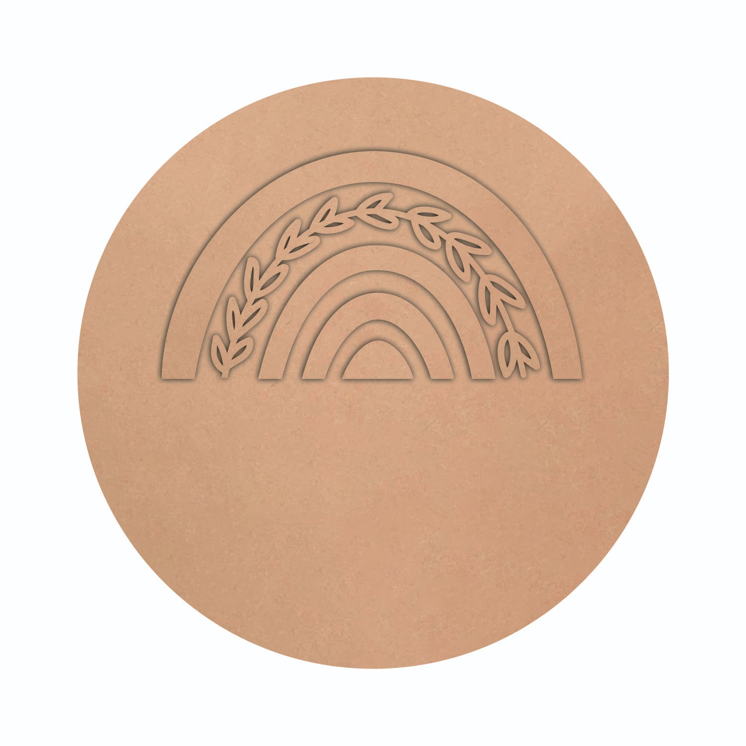 Rainbow MDF Name sign