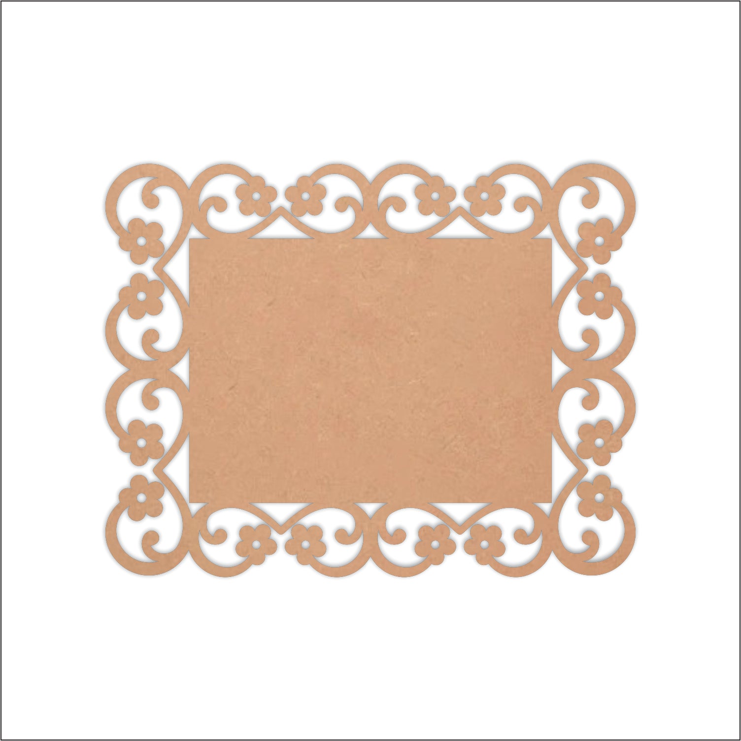 Designer MDF Name Plate Base