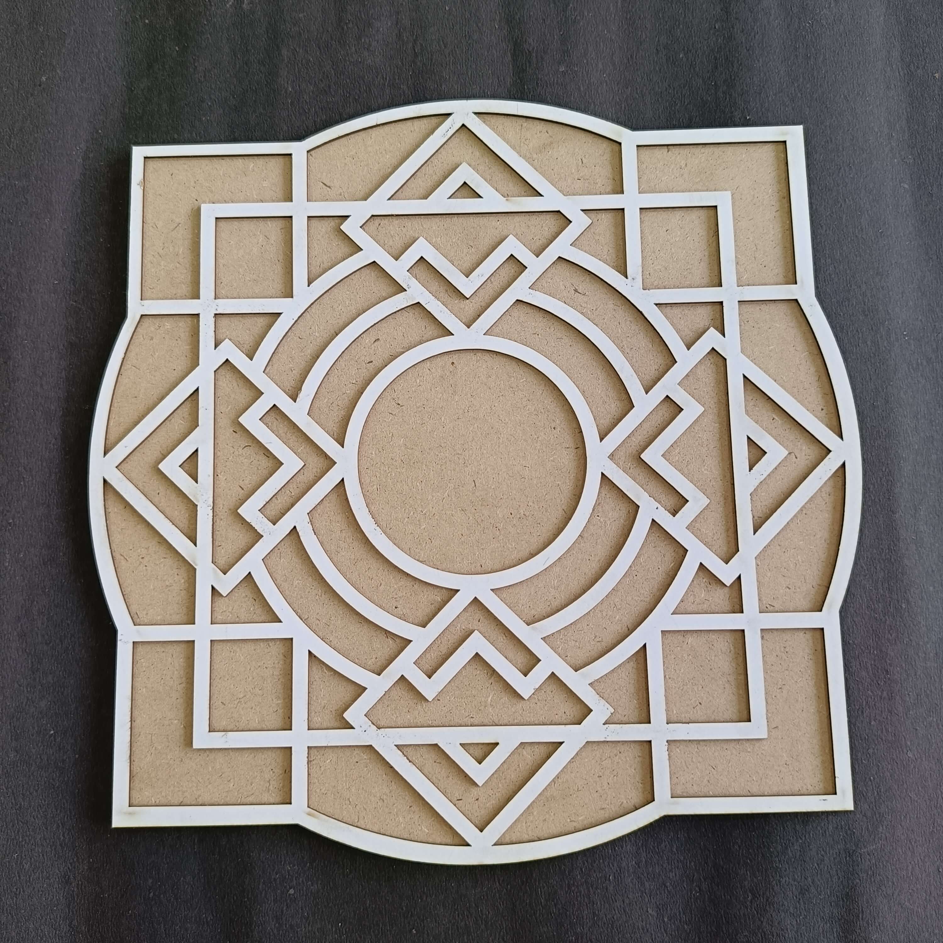 MDF Rangoli Base-09