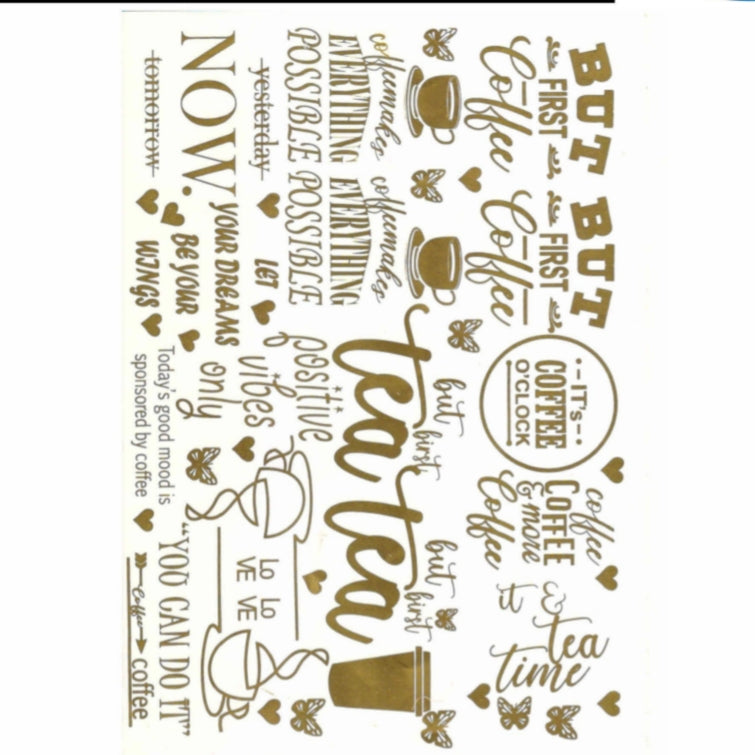 Resin Printed A4 Sticker sheet-013