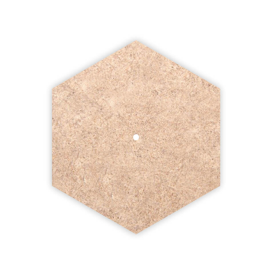 MDF Hexagon Clock Base
